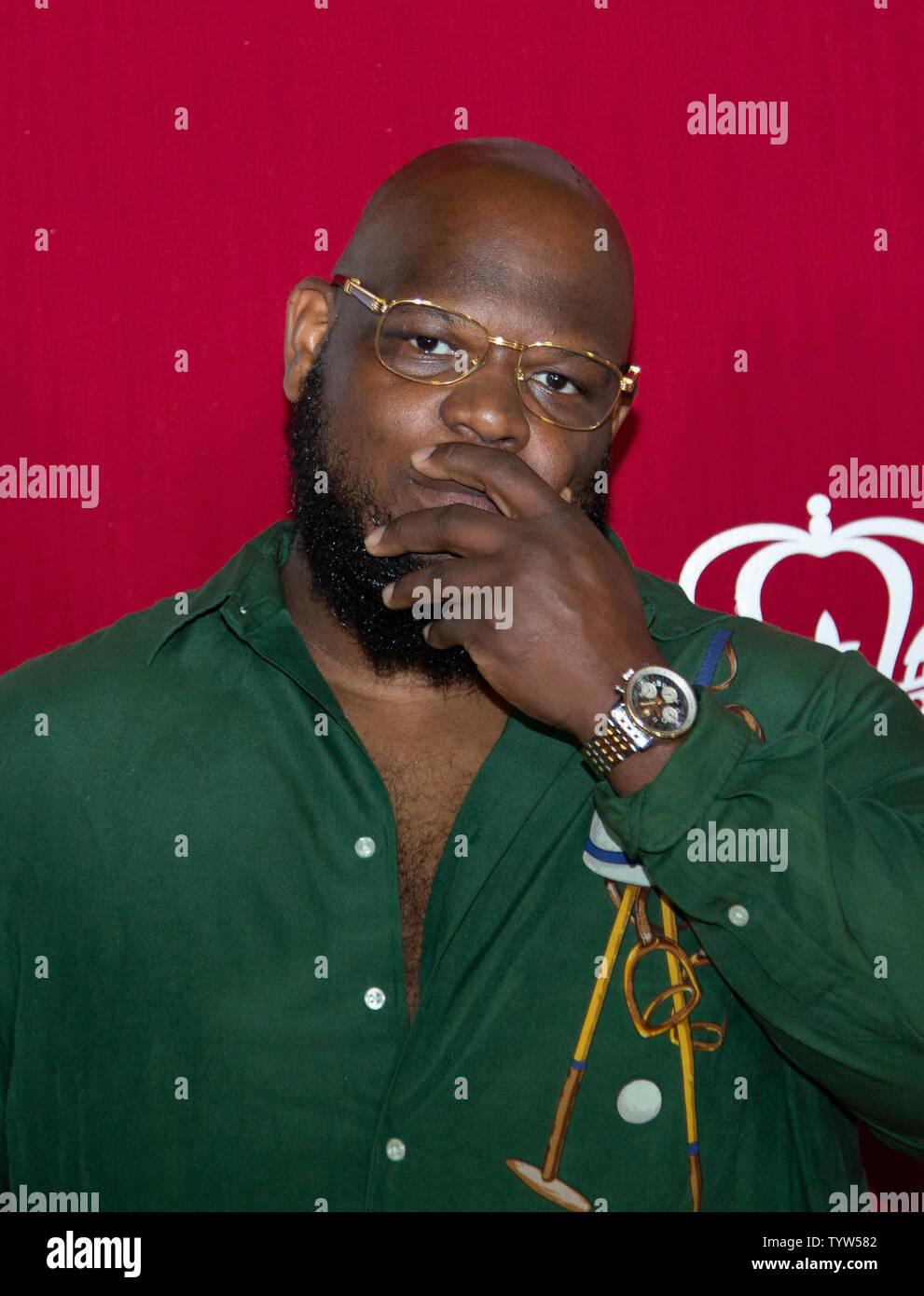 Meyhem Lauren arrives on the red carpet at the premiere of New Line ...