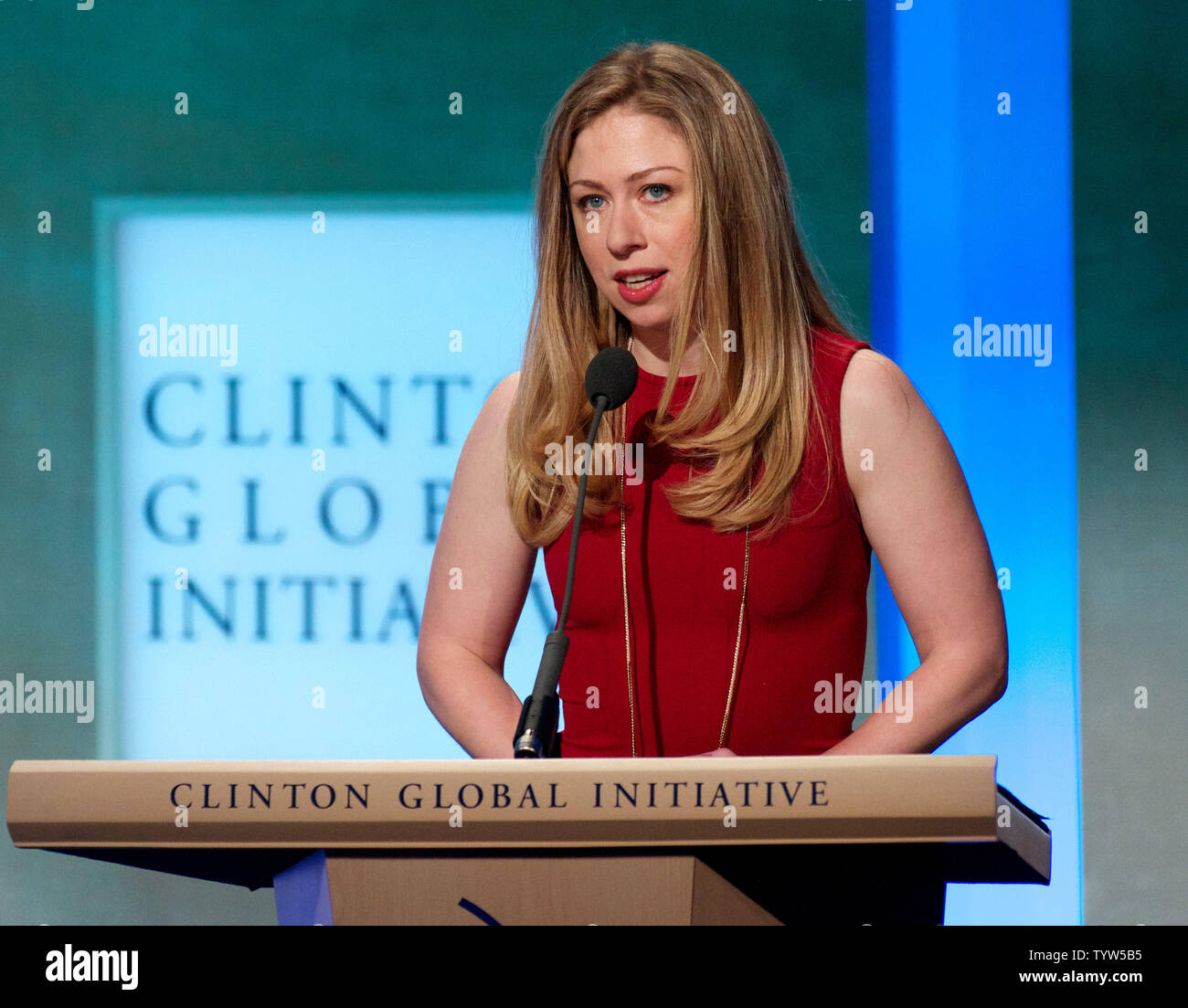 Chelsea Clinton speaks at a luncheon during the 2013 Clinton Global ...