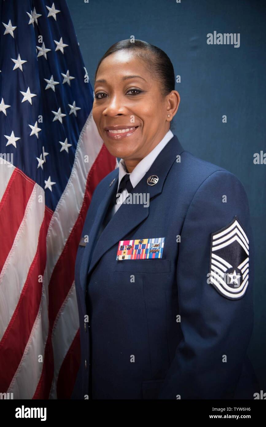 Chief Master Sgt. Sybil McDowell, 403rd Force Support Squadron Stock Photo - Alamy