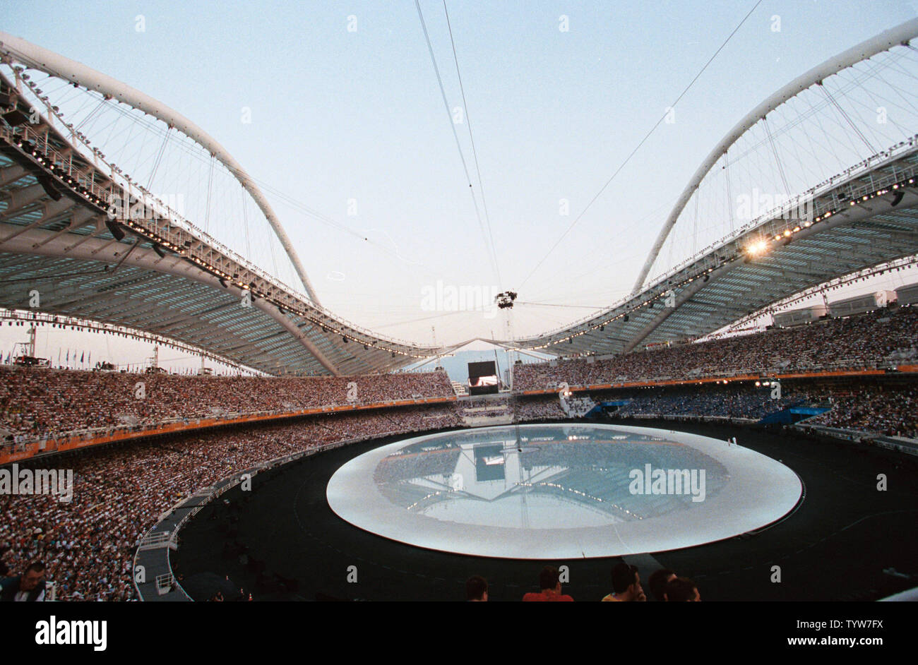 The Olympic Stadium fills to capacity for the opening ceremonies of the ...