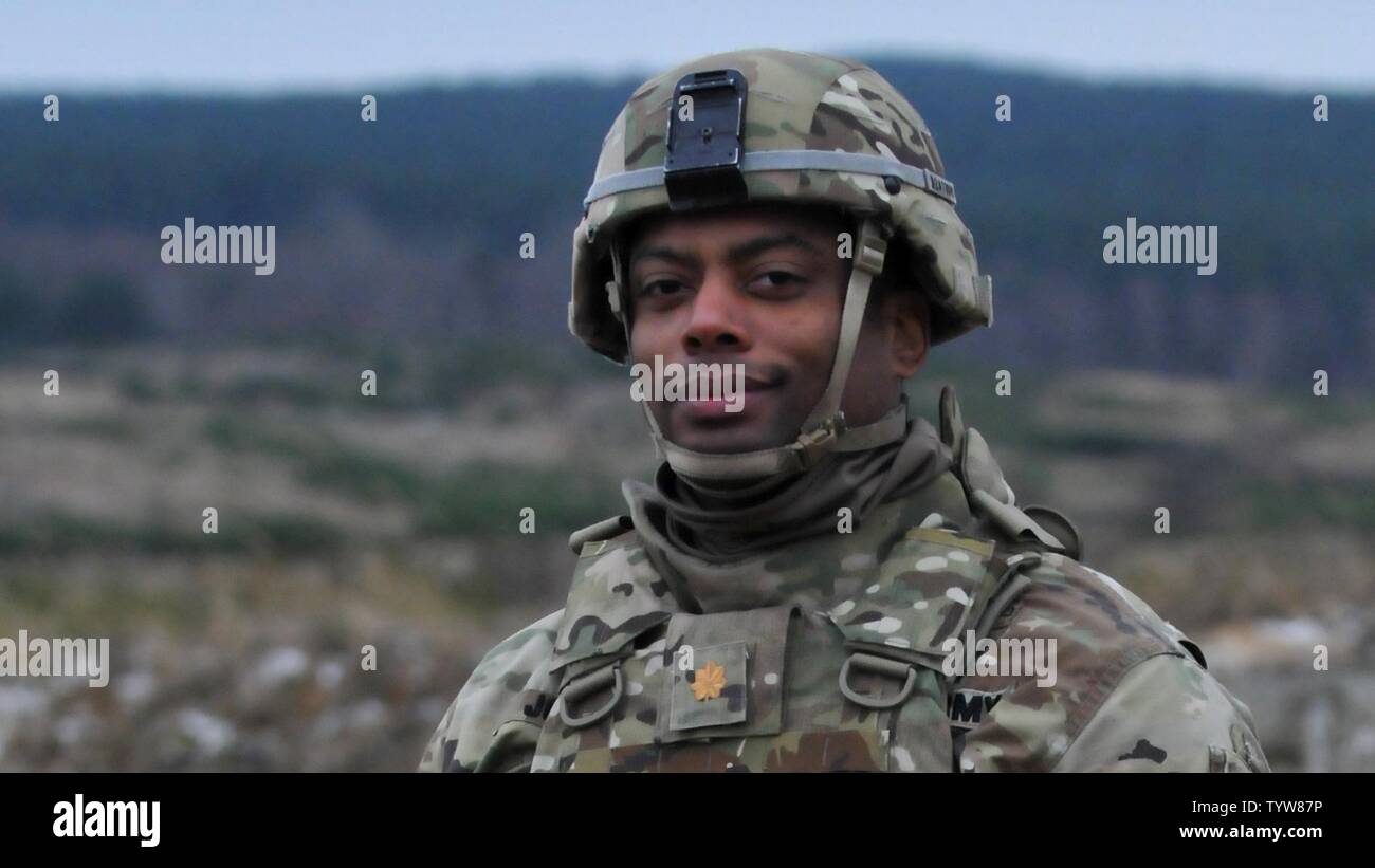 U.S. Army Maj. Joseph Jones, physician, 173rd Airborne Brigade, poses ...