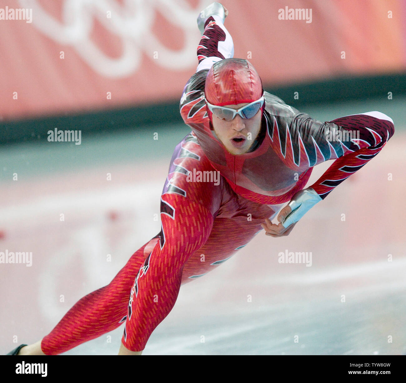 Jeremy Wotherspoon of Canada finishes 9th in the men's 500M speed ...