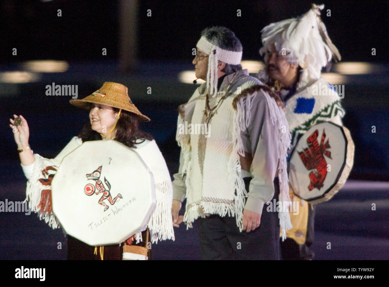 First nations representatives from Vancouver, British Columbia, Canada ...