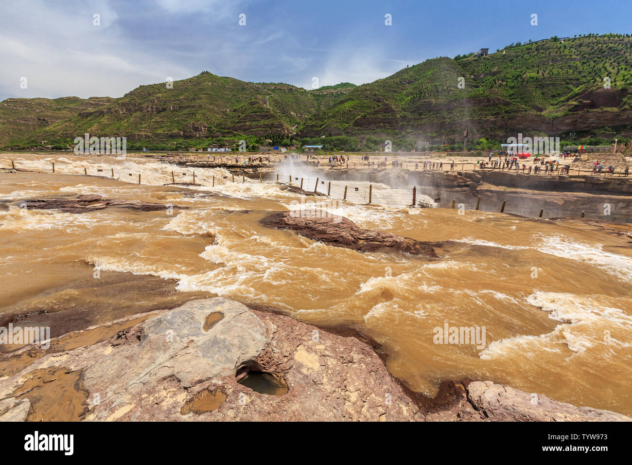 Hukou waterfall of yellow river hi-res stock photography and images - Alamy