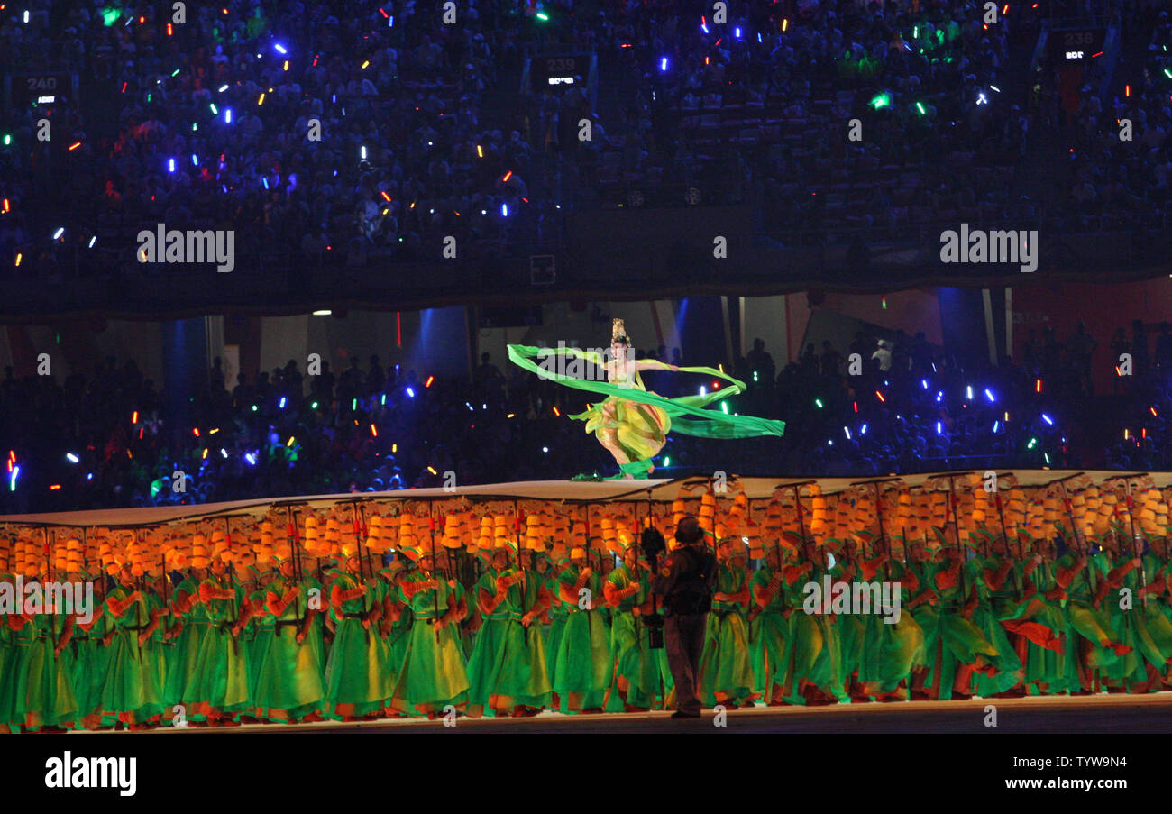 Entertainers perform during the Opening Ceremonies for the 2008 Summer ...