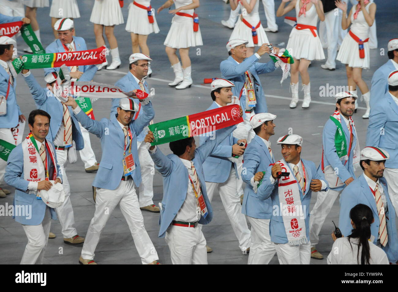 The Portuguese Olympic Team marches into National Stadium, also called ...