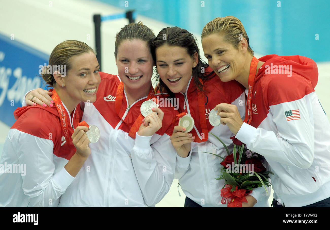 American's Natalie Coughlin, Lacey Nymeyer, Kara Lynn Joyce and Dara ...