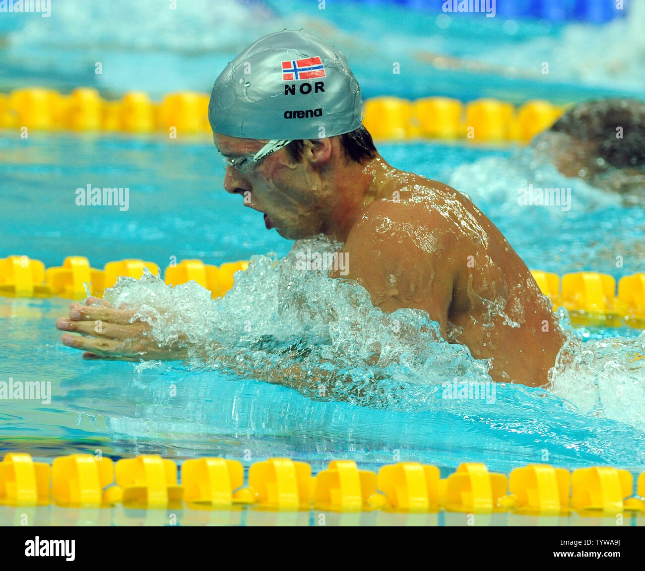 Norway's Alexander Dale Oen posts a world record of 59.16 in the Men's ...
