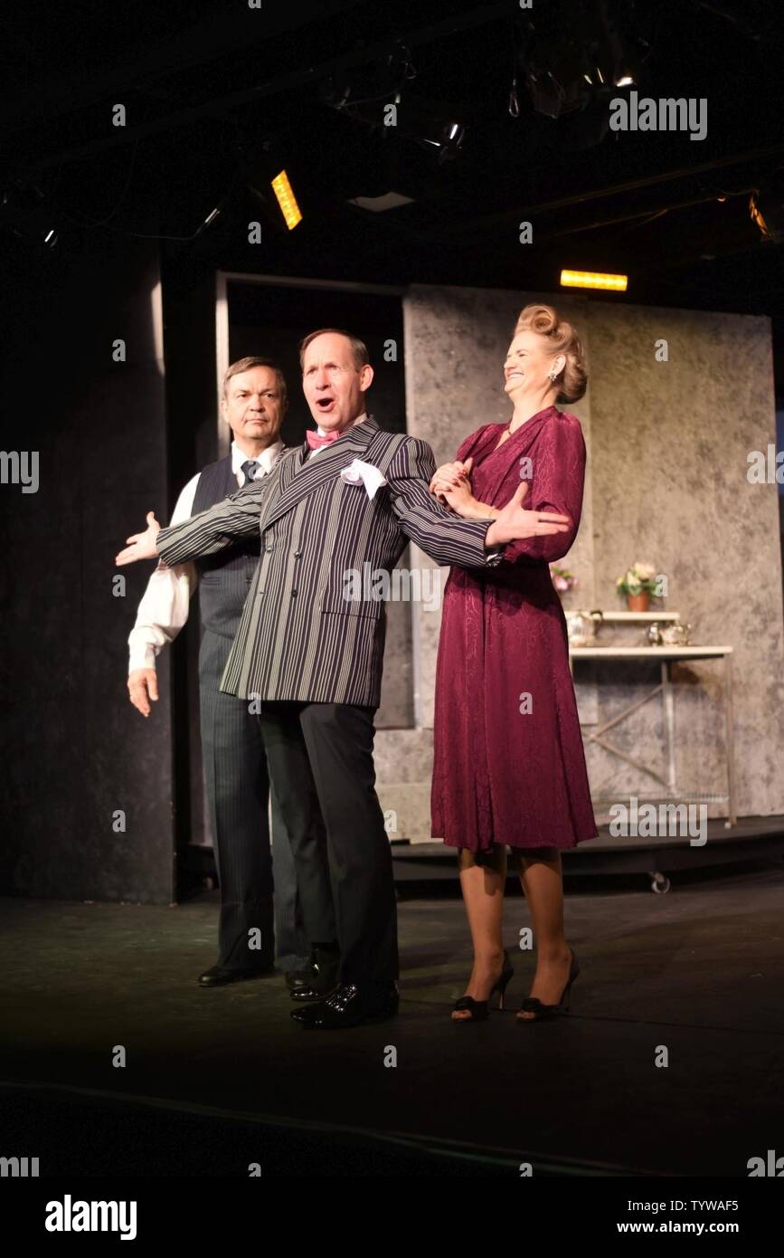 James S. Dill, center, plays Max Detweiler during the Terrace Playhouse ...