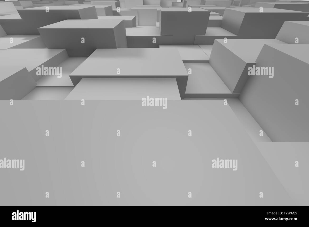3D rendering, minimalist style gray cube background Stock Photo - Alamy