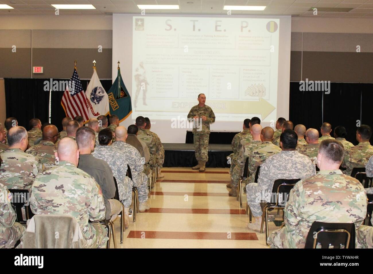 Command Sgt. Maj. David S. Davenport Sr., command sergeant major with U ...