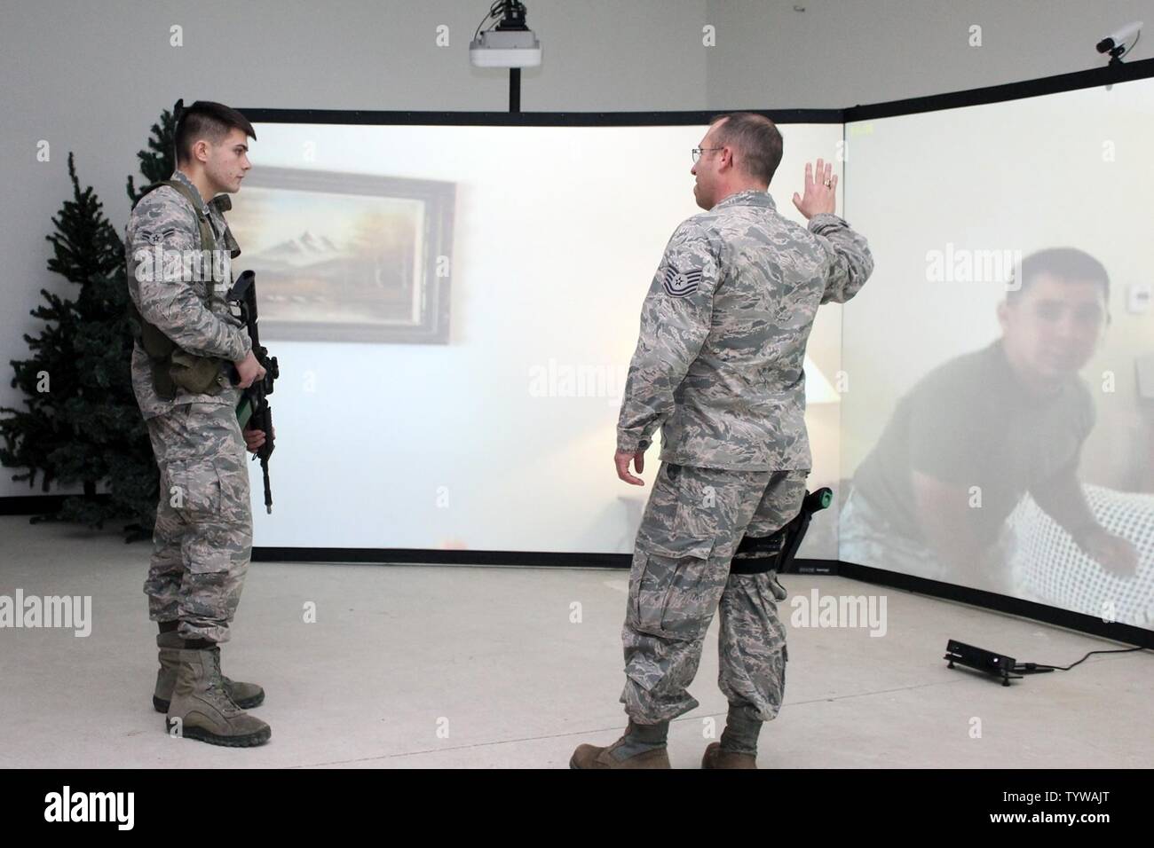 Tech. Sgt. Steven Marcotte, the unit training manager for the 127th ...