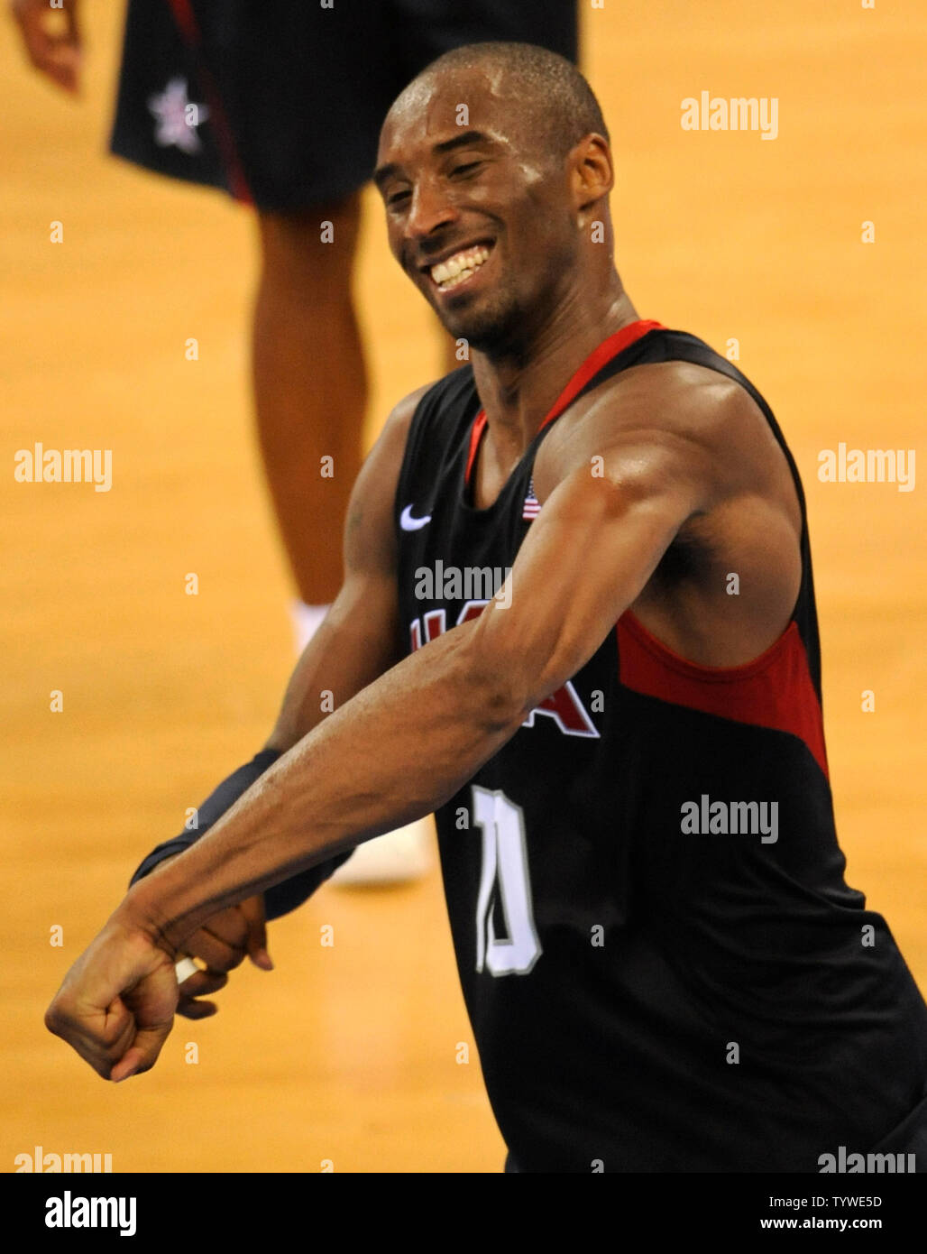 Usas kobe bryant at the olympic basketball gymnasium hi-res stock ...