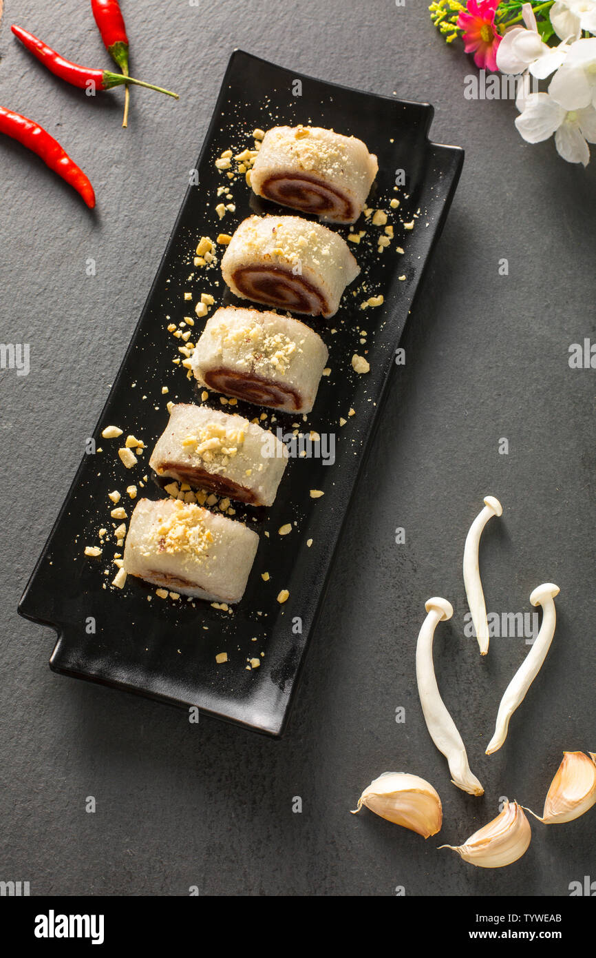Rice cake roll Stock Photo - Alamy