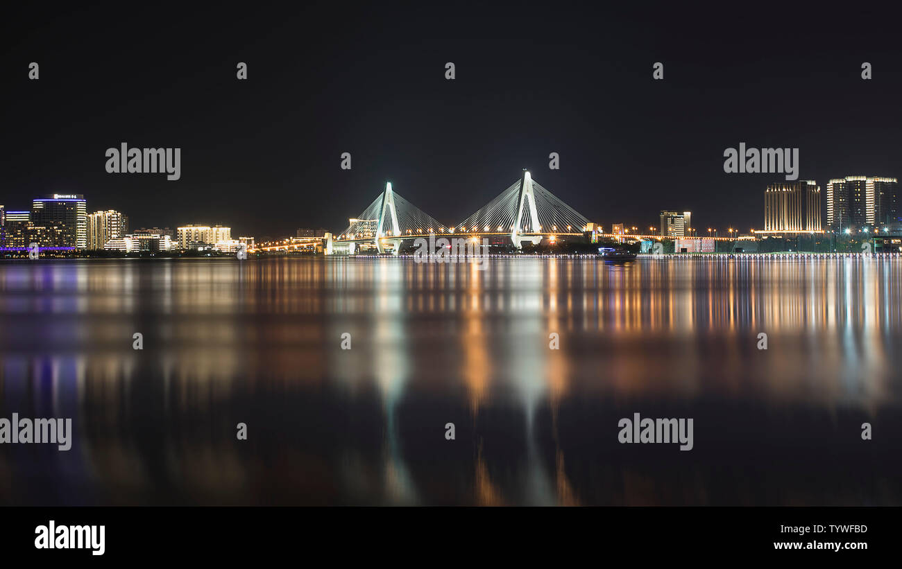Haikou century bridge Stock Photo - Alamy