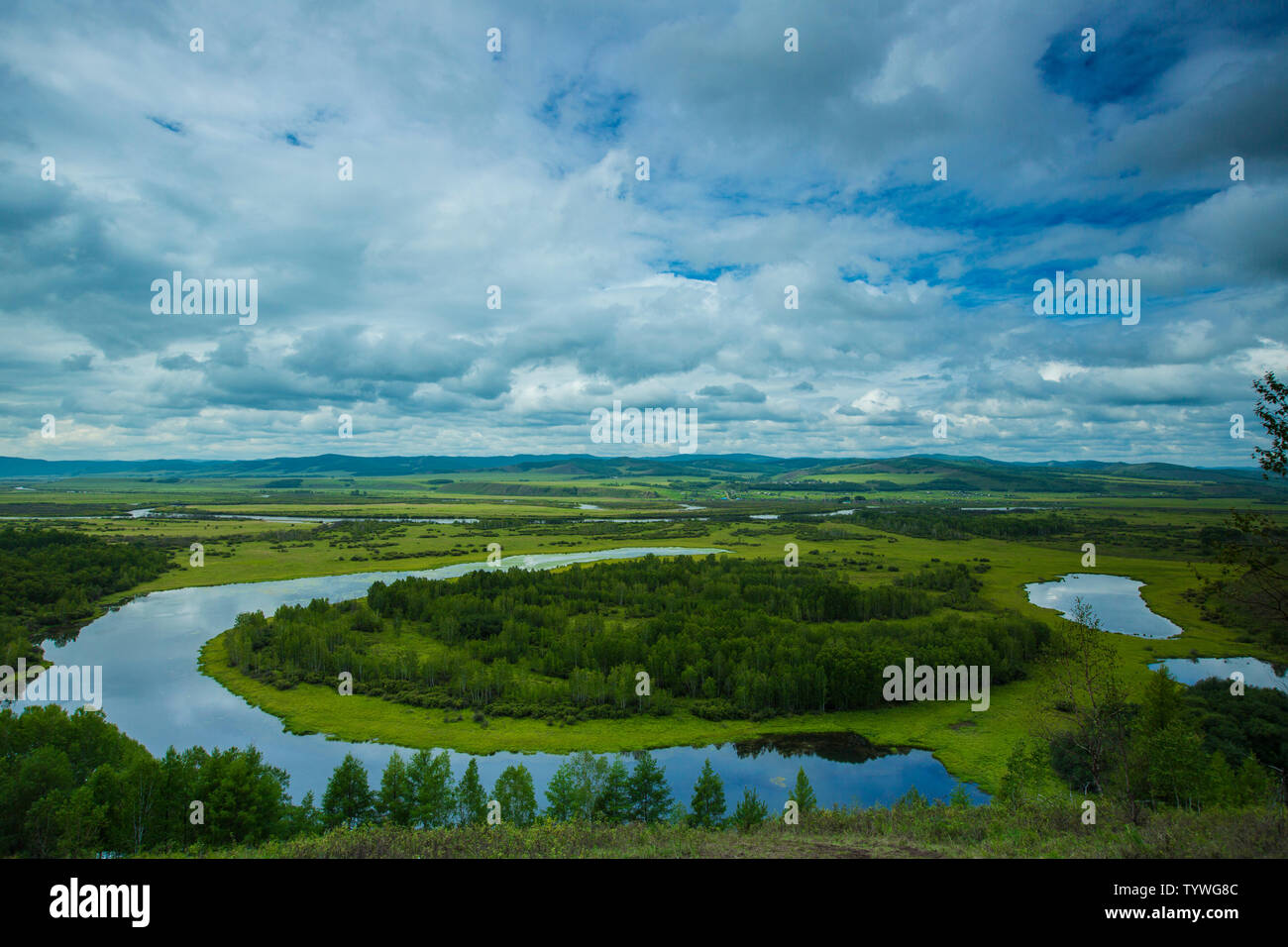 Hulunbuir prairie wide hi-res stock photography and images - Alamy