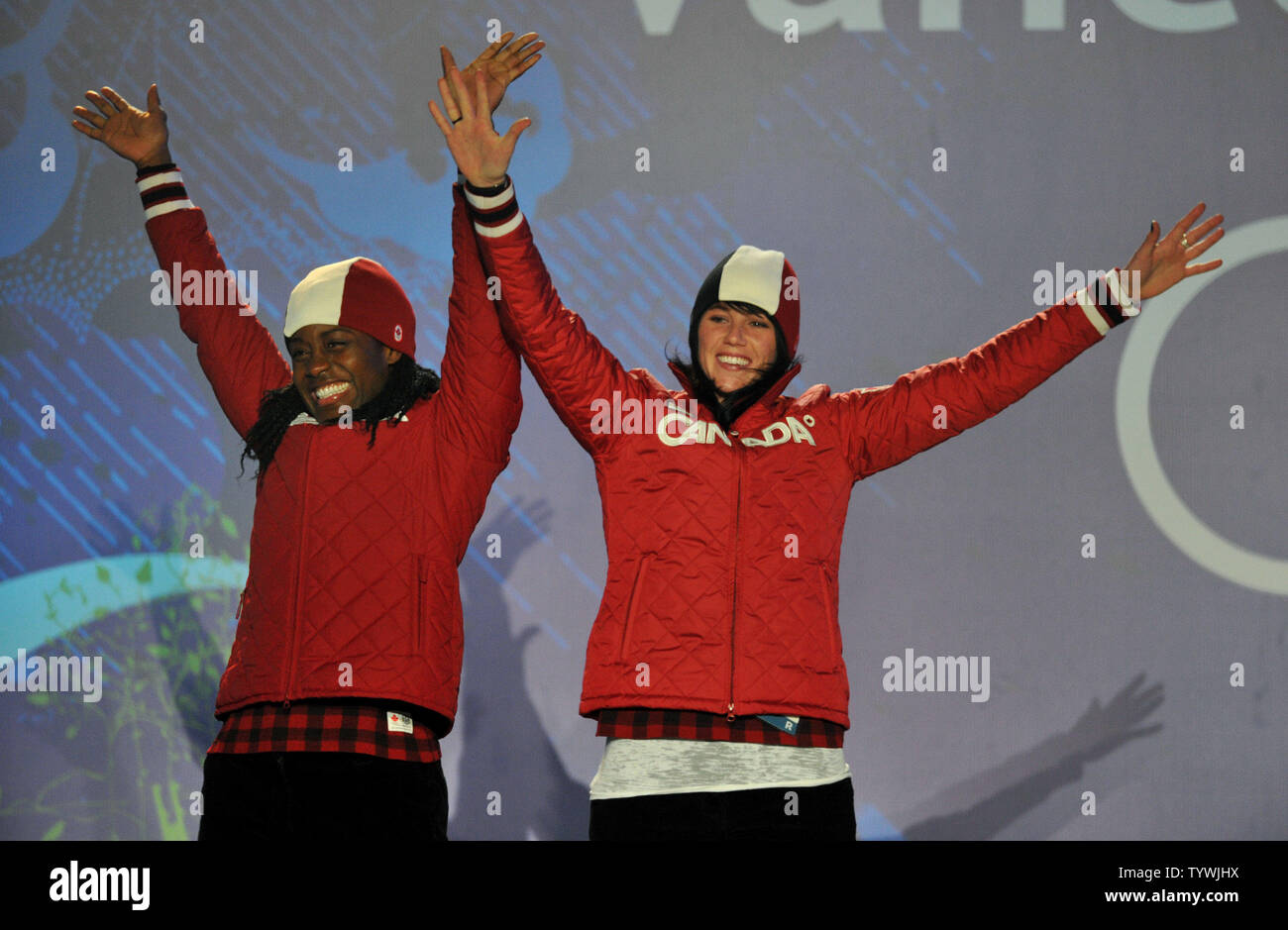 Canadas Helen Upperton Shelley Ann Brown High Resolution Stock ...