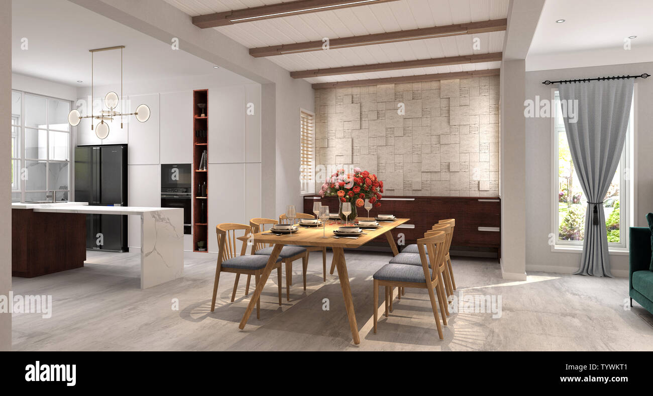 Bedroom, living room, tea room, study, dining room, bar, garden Stock ...