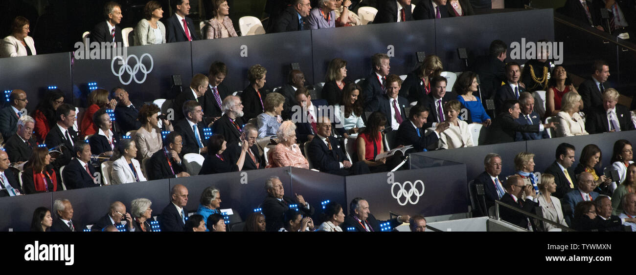 Queen Elizabeth II and members of the Royal Family attend the Opening ...
