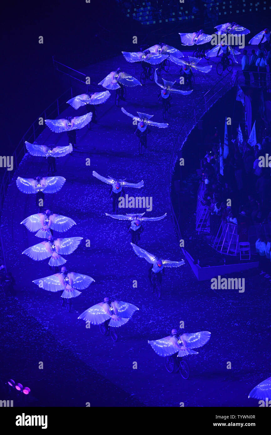 Actors perform during the Opening Ceremony of the London 2012 Summer ...