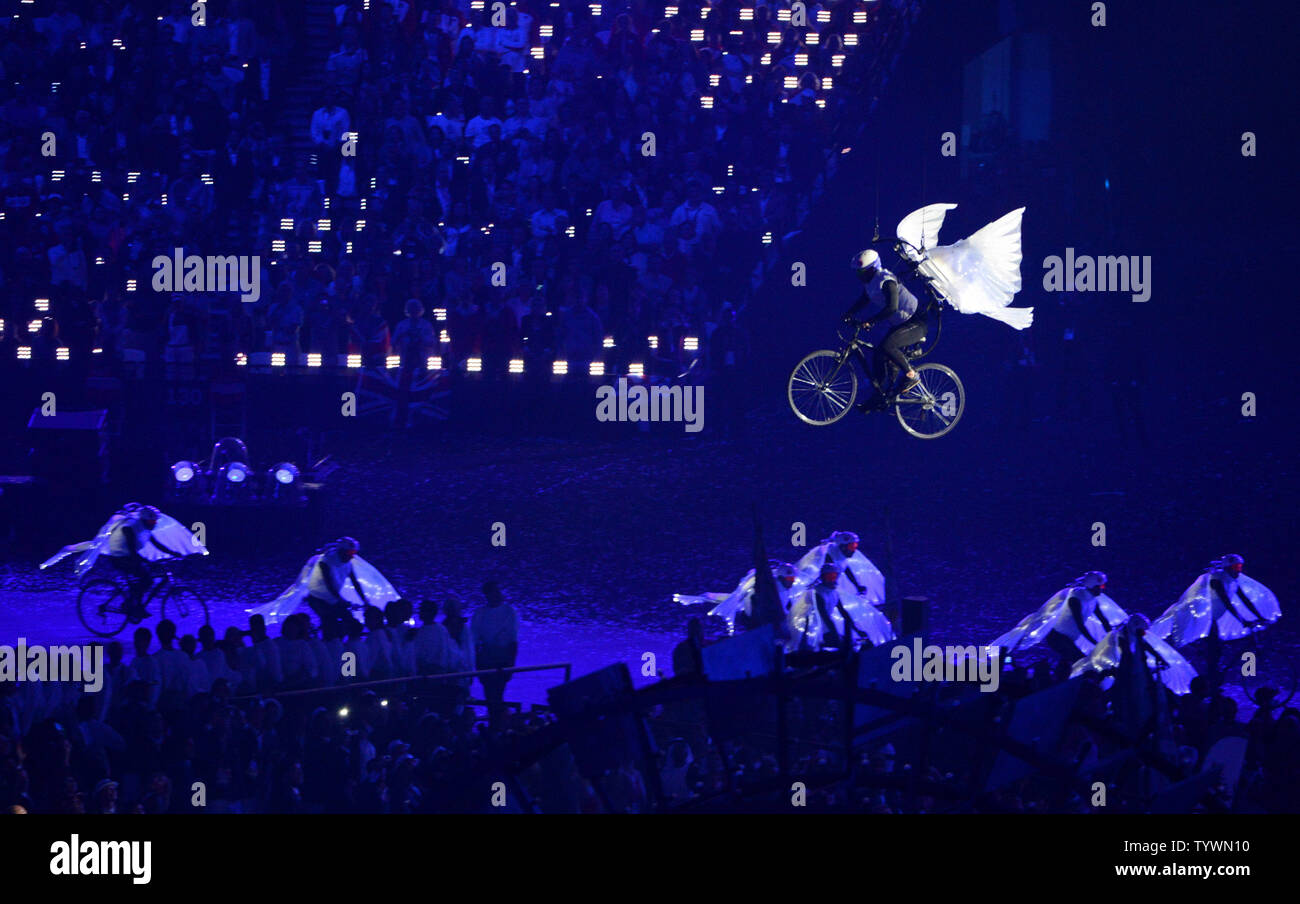 Actors perform during the Opening Ceremony of the London 2012 Summer ...