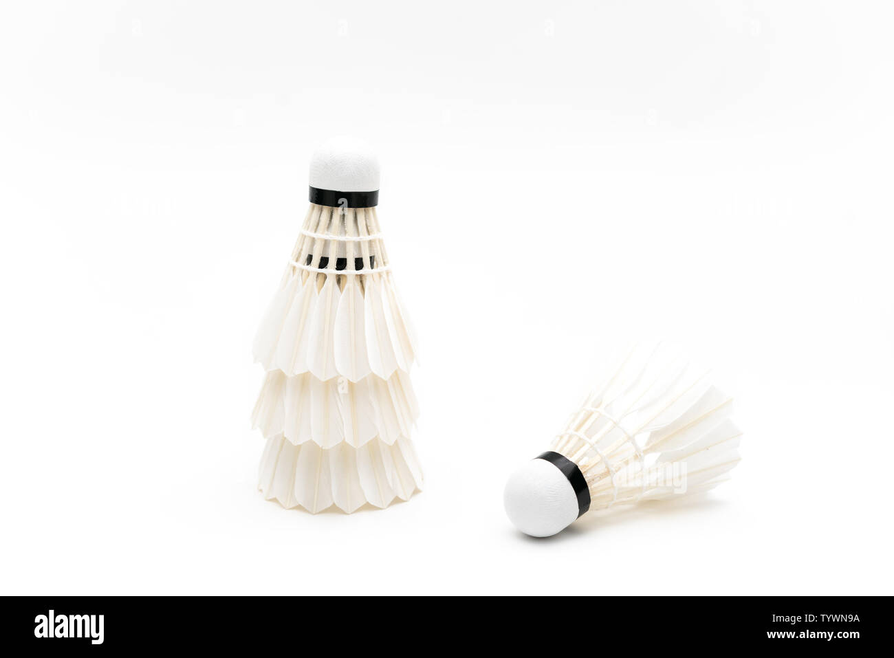 Badminton white background illustration Stock Photo - Alamy