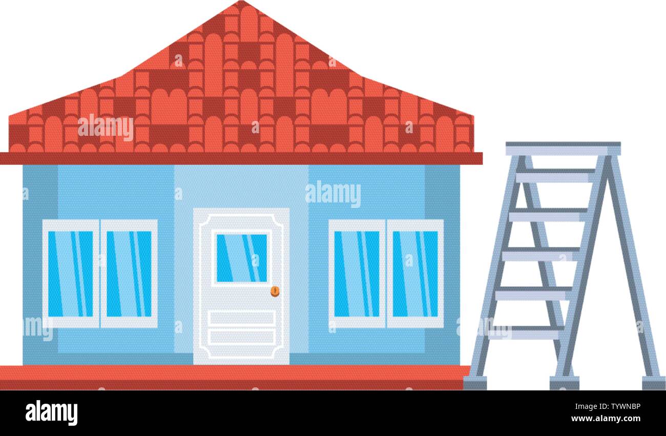 House design, under construction work repair progress reconstruction ...