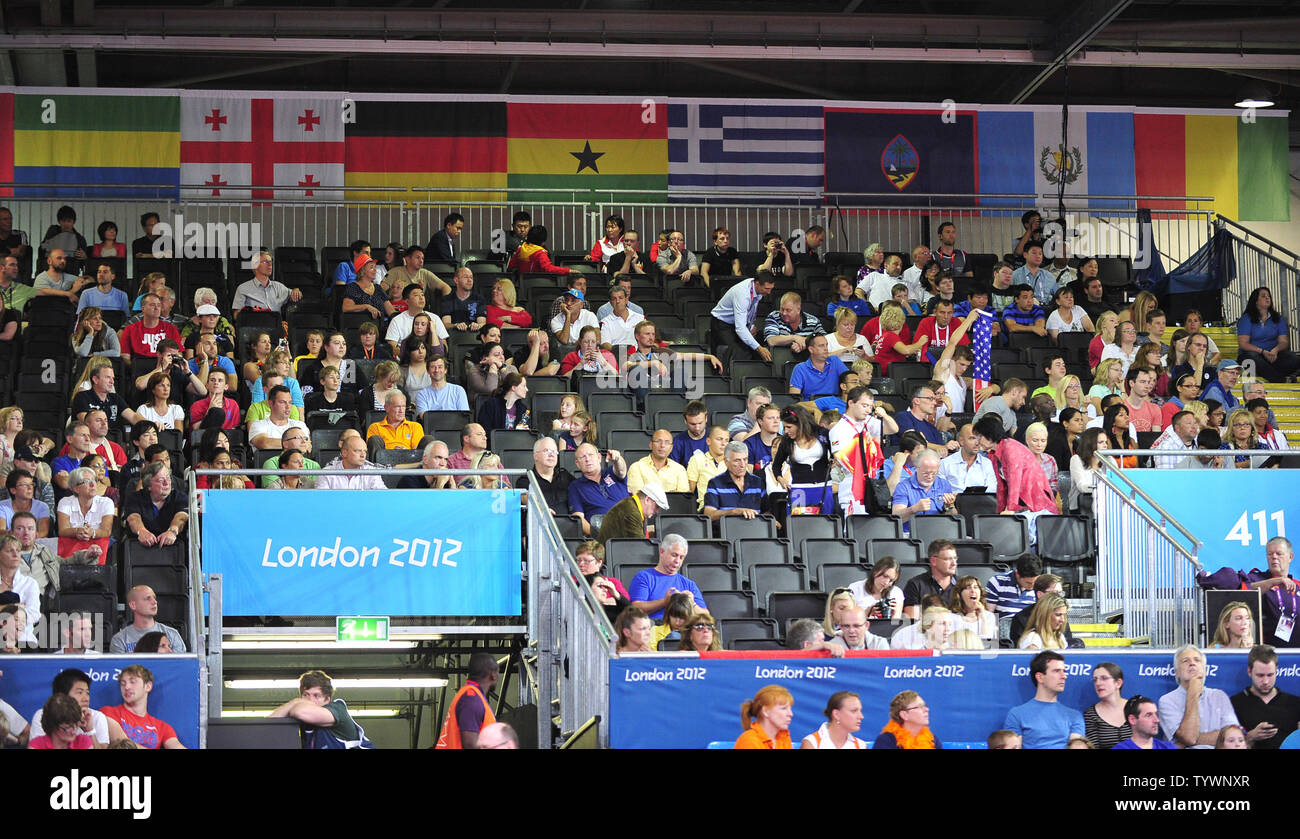 Empty seats at the Judo contests at the London 2012 Summer Olympics on ...