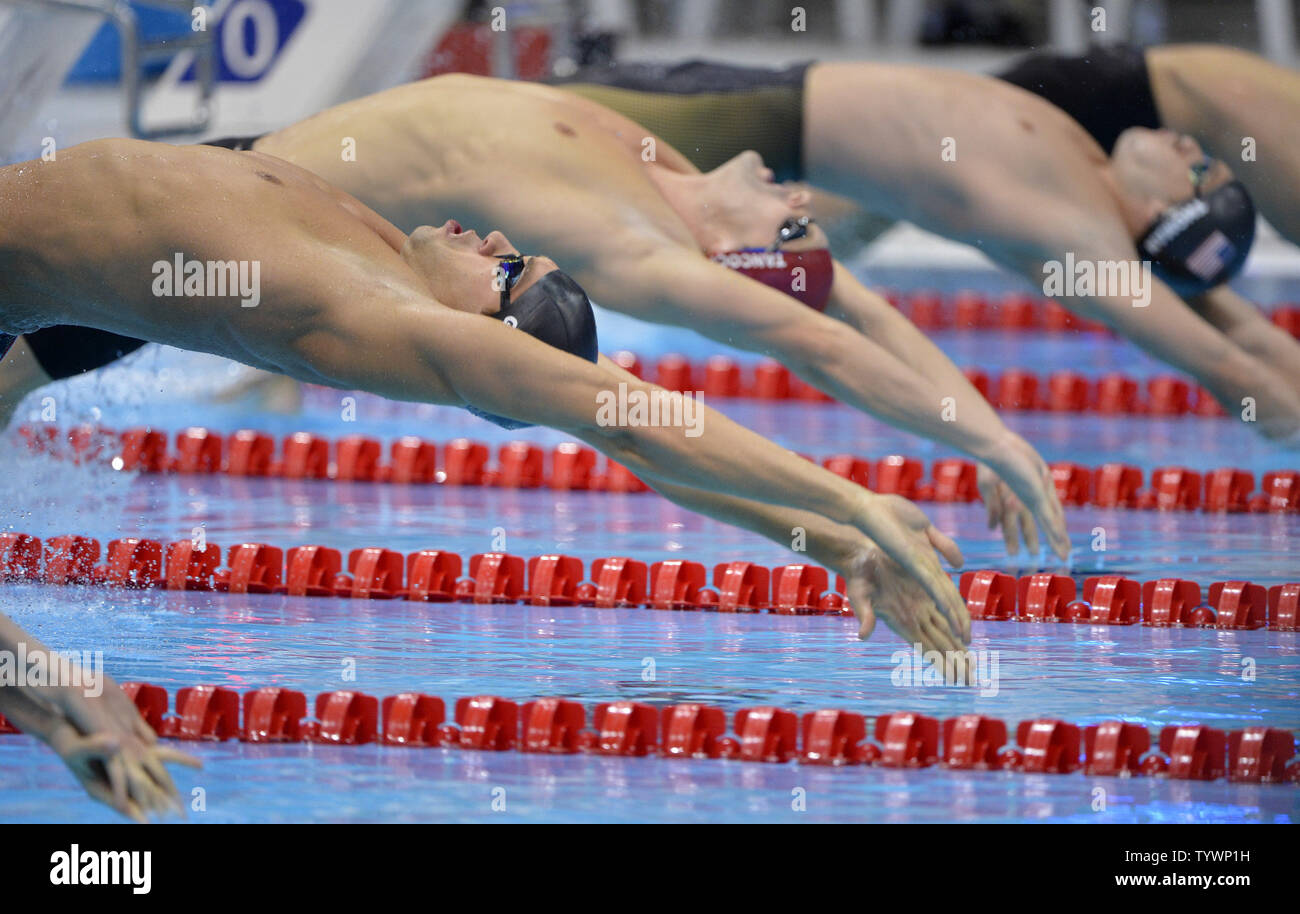 Matthew Grevers of the United States competes in the Men's 100M ...