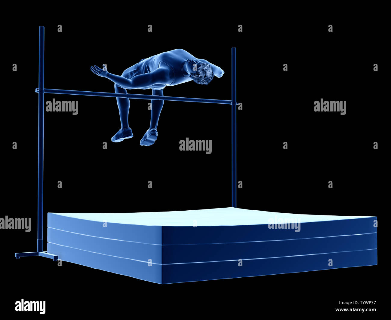 High jumper black hi-res stock photography and images - Alamy