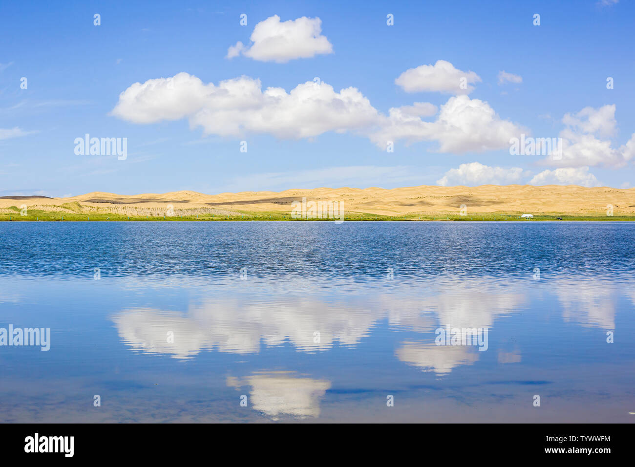 A reflection of the lake Stock Photo - Alamy