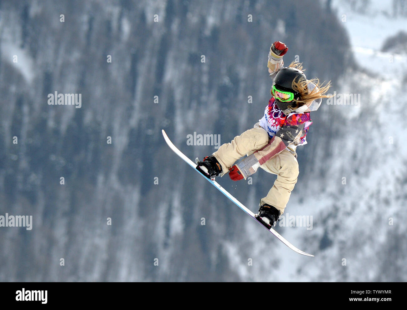 Jamie anderson snowboarding hi-res stock photography and images - Alamy