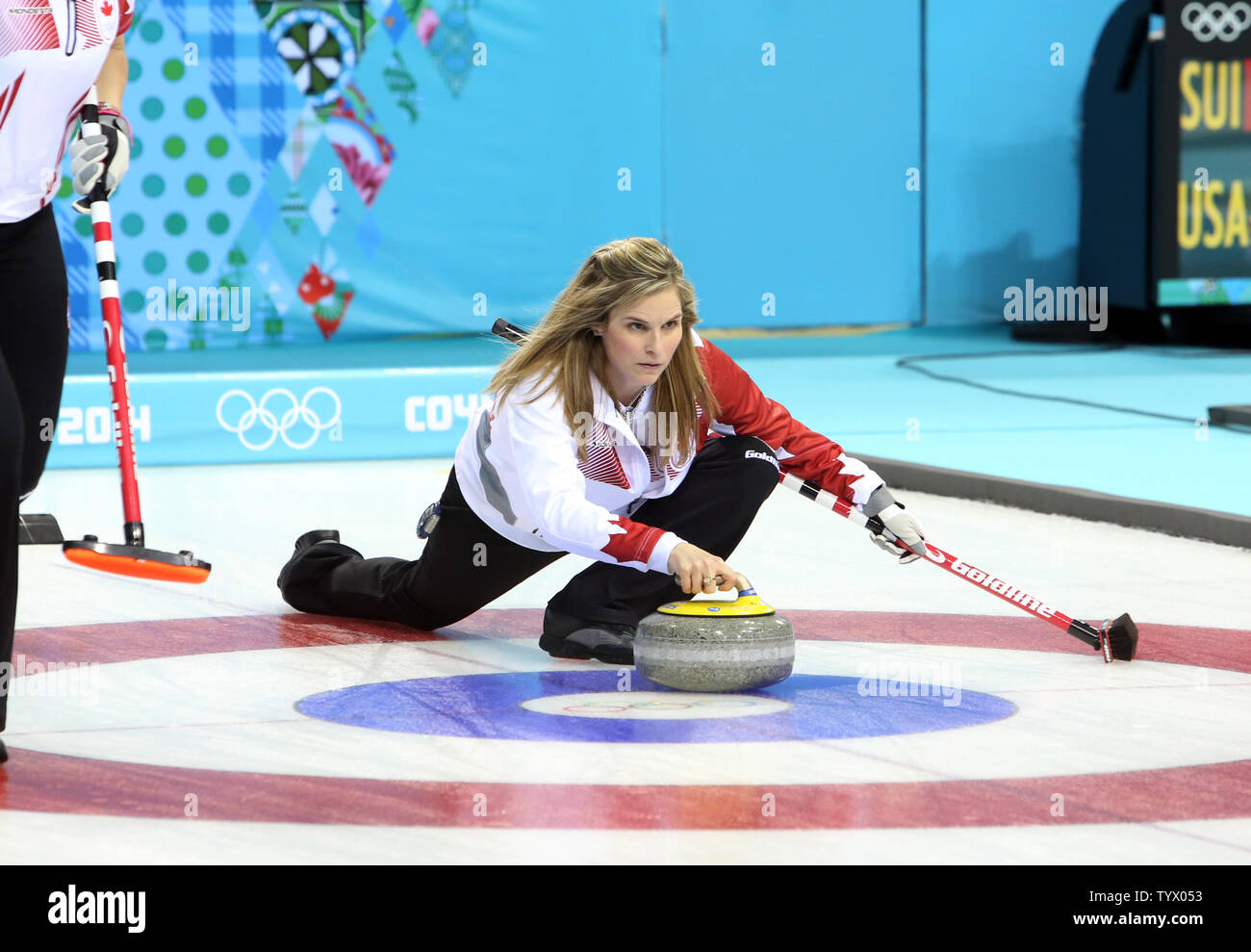 2014 canadian women curling hi-res stock photography and images - Alamy