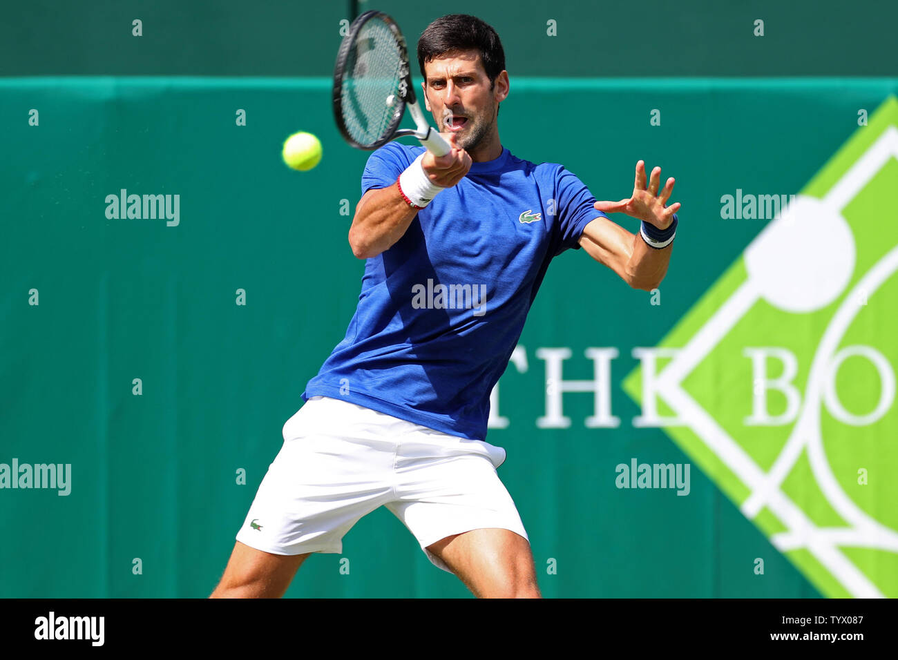 Novak djokovic forehand hi-res stock photography and images - Alamy
