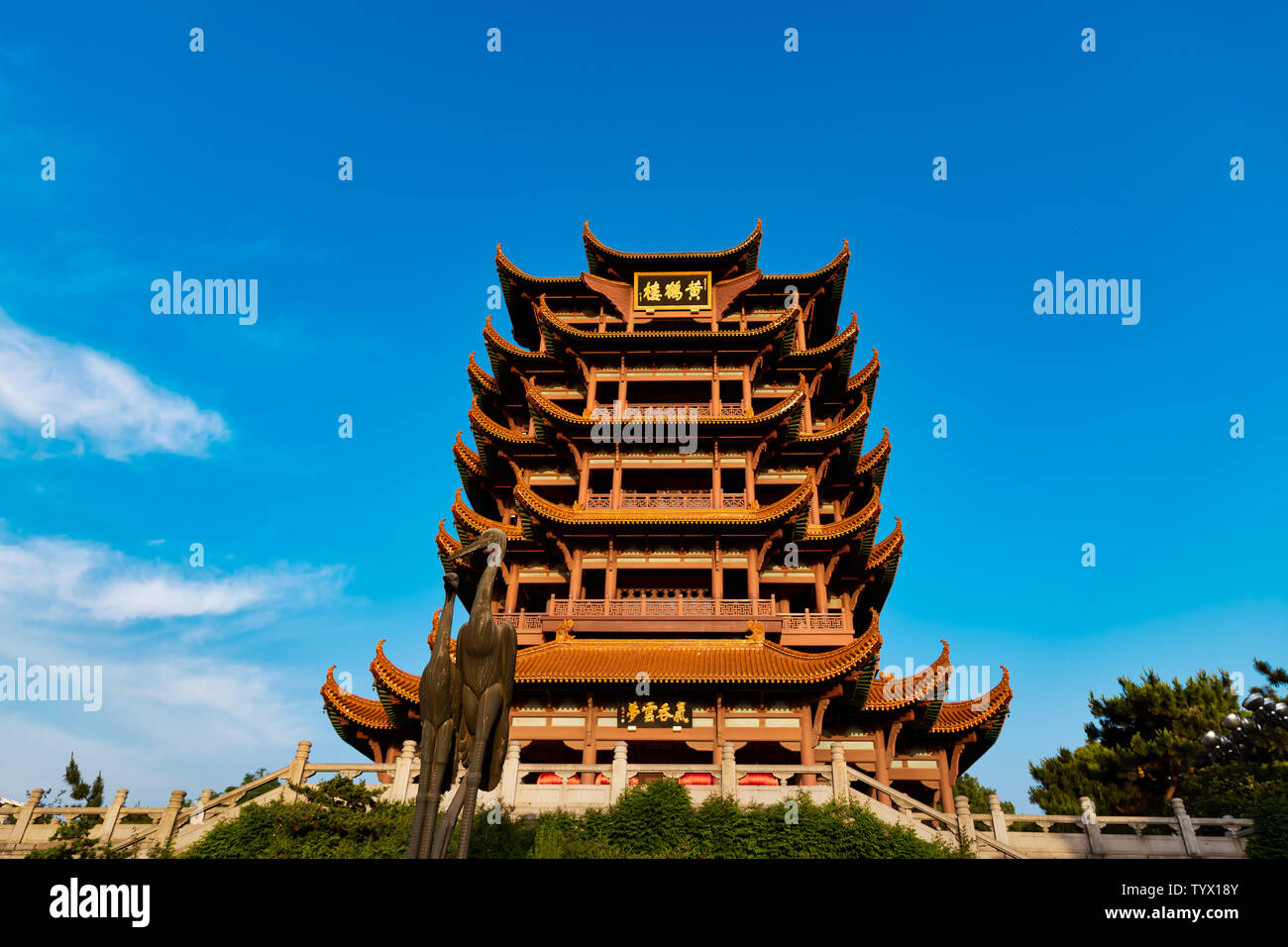 Jiangcheng Wuhan Yellow Crane Tower Scenery Stock Photo - Alamy