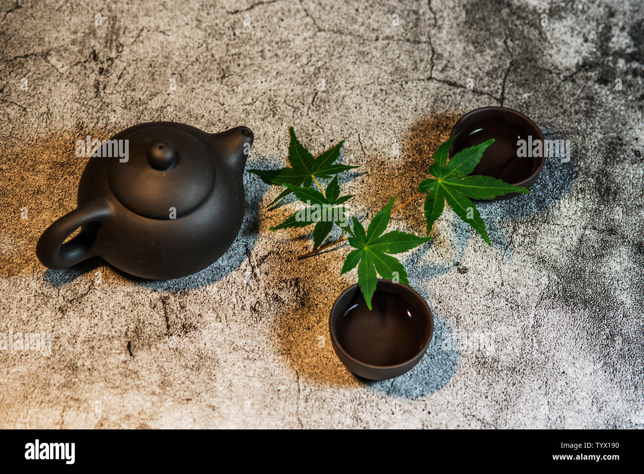 A group of tea still life photography Stock Photo - Alamy