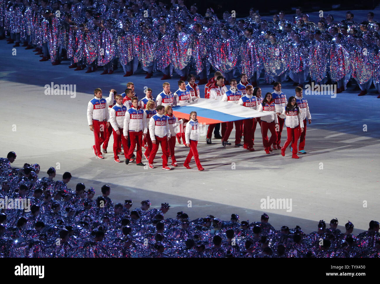 Russian winter olympics flag hi-res stock photography and images - Alamy