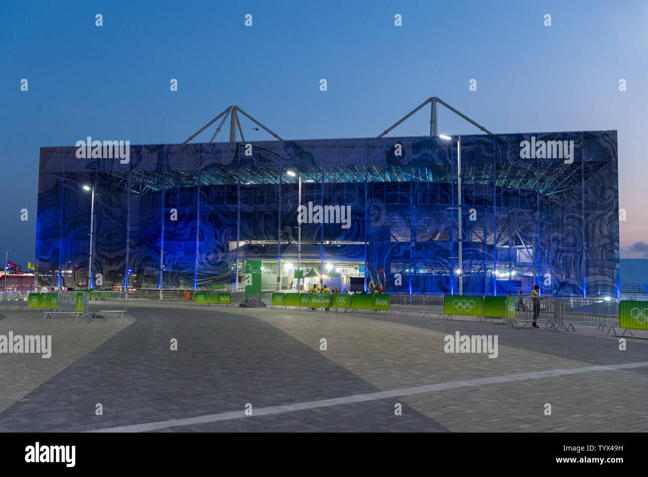 Olympic Aquatics Stadium venue for the swimming and water polo ...