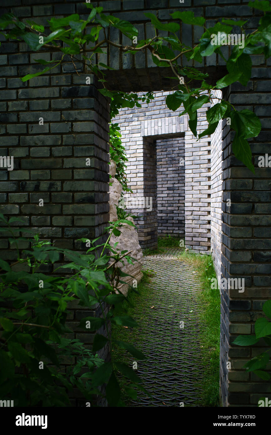 Beijing Red Brick Art Gallery Stock Photo - Alamy