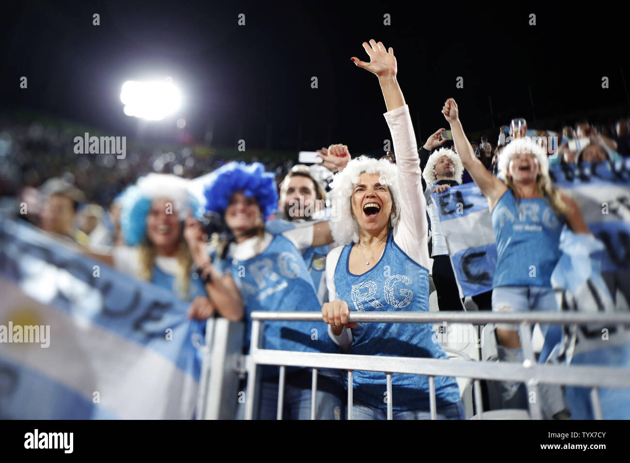 Olympic fans copacabana beach taking hi-res stock photography and ...