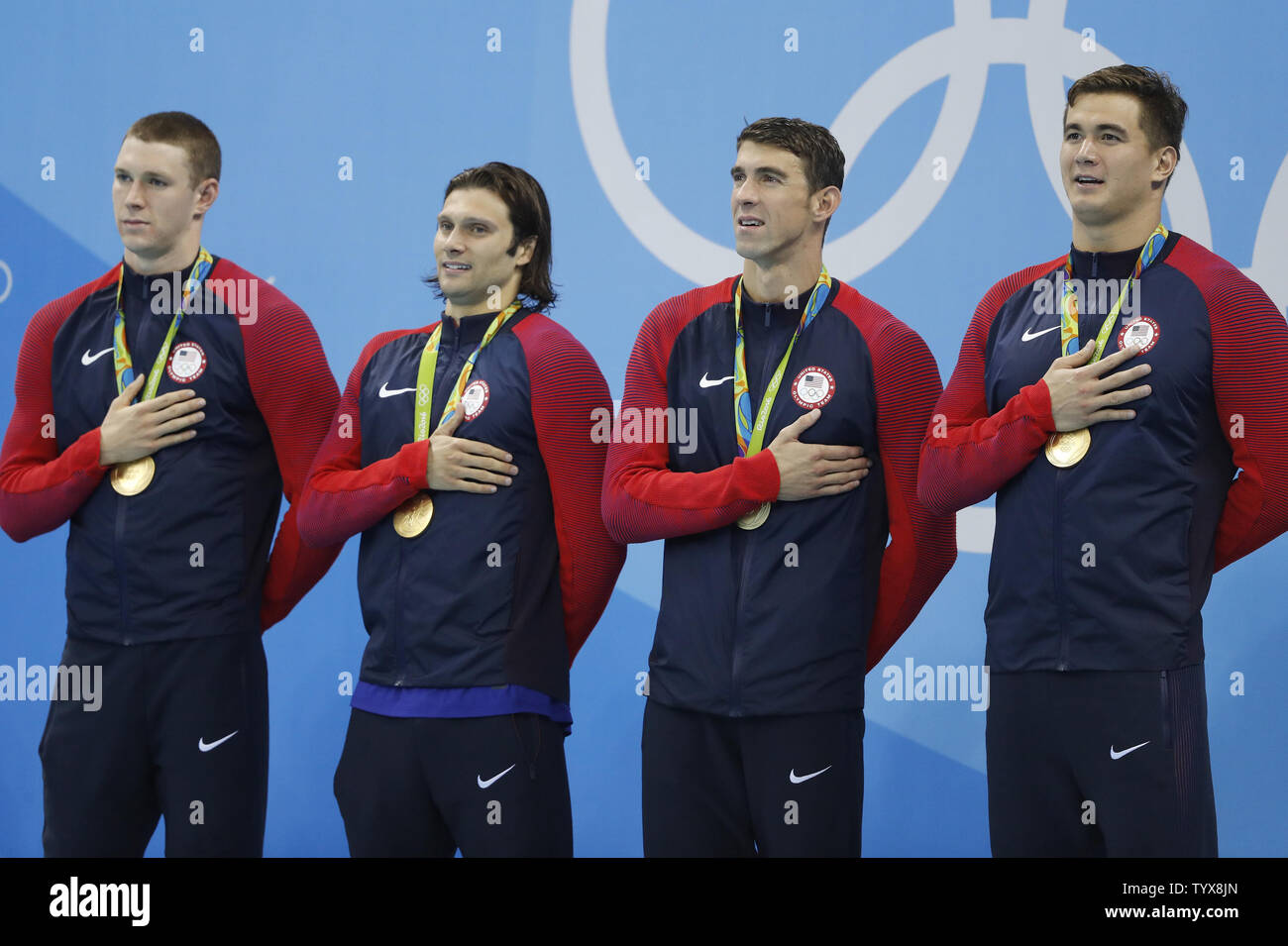 Michael phelps olympics and podium hi-res stock photography and images ...