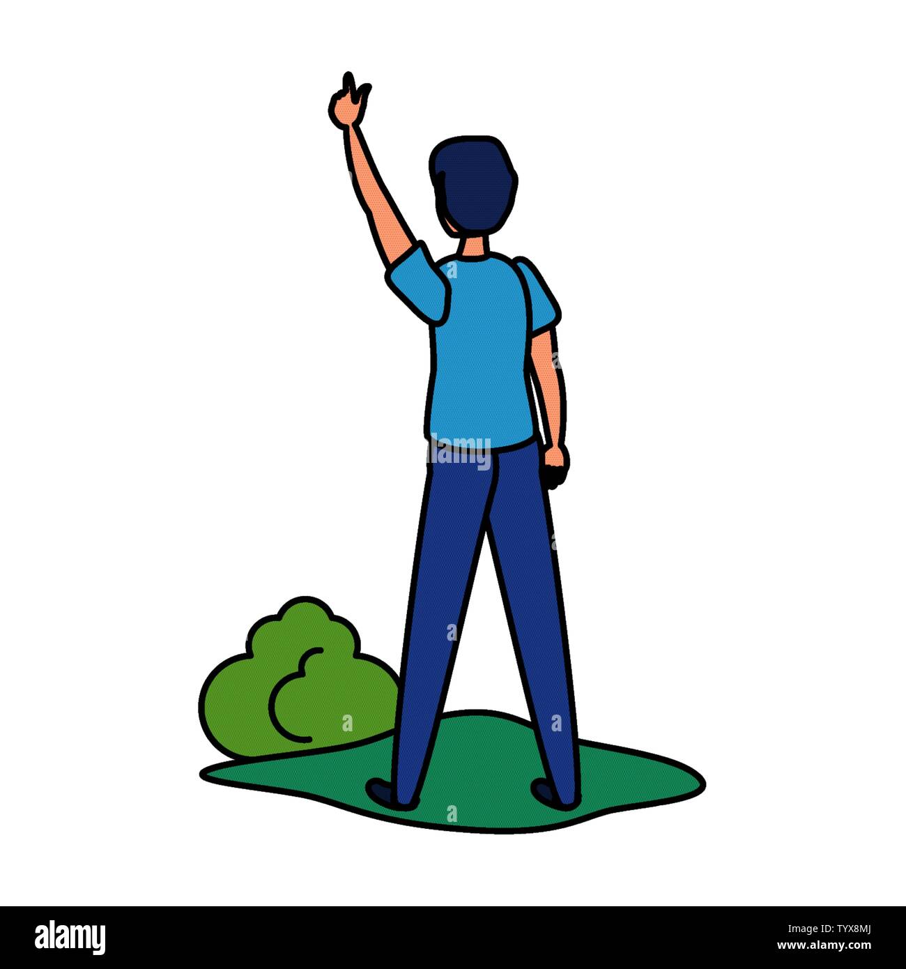 Avatar of a man design, Boy male person human and attractive theme ...