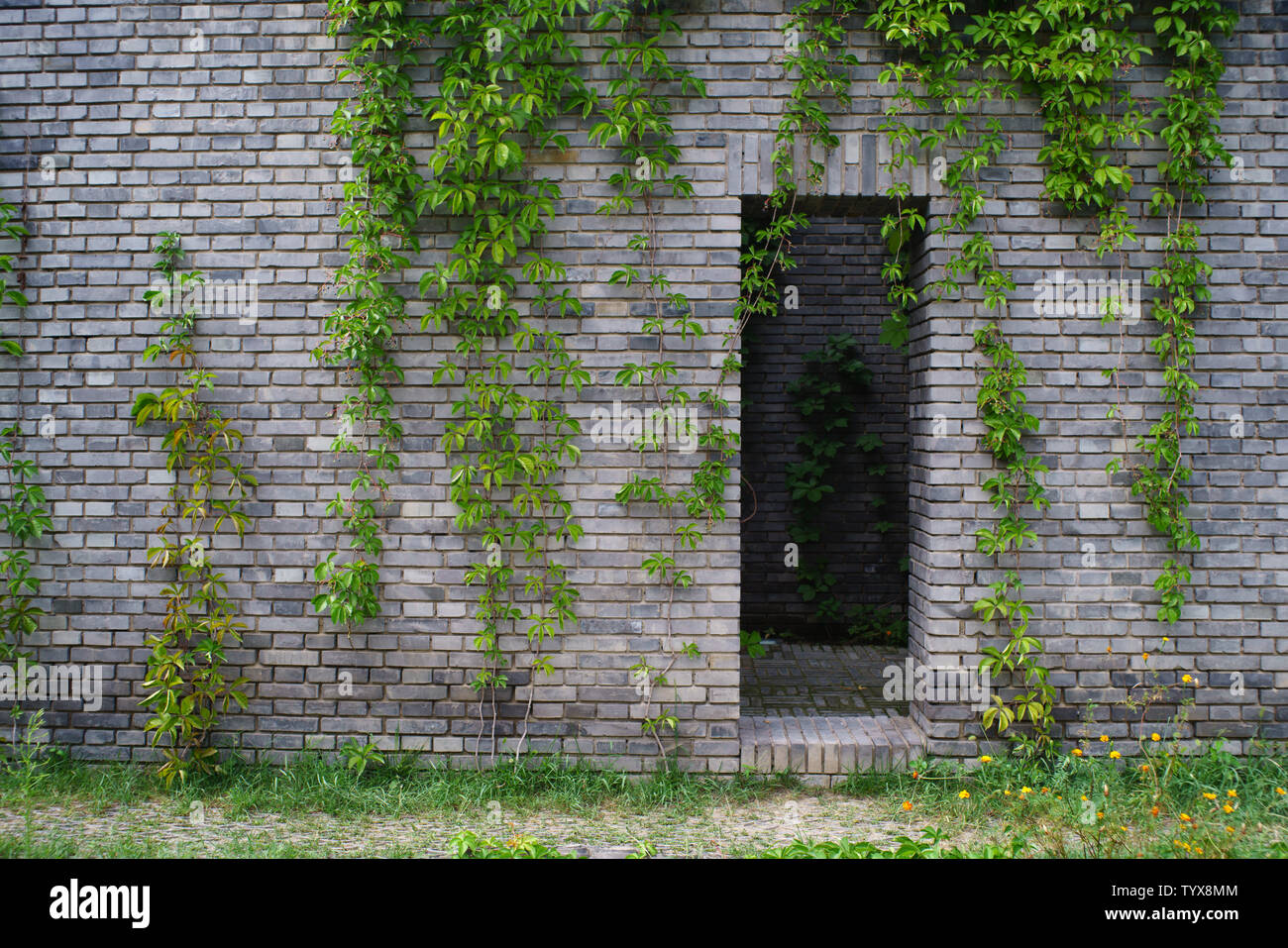 Beijing Red Brick Art Gallery Stock Photo - Alamy