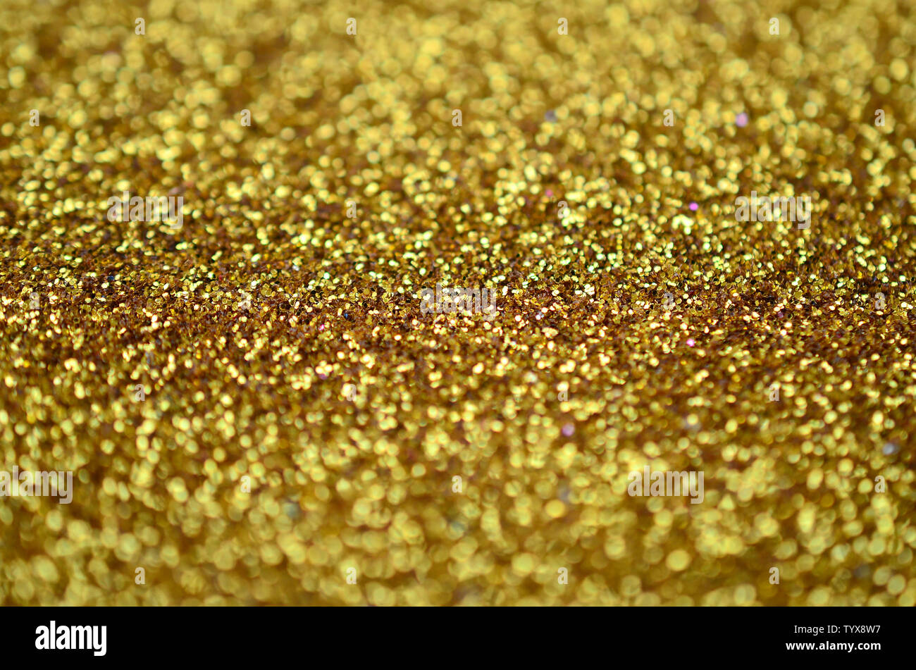Orange decorative sequins. Background image with shiny bokeh lights ...