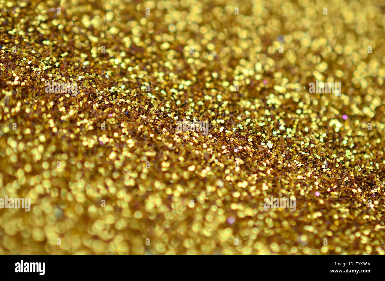 Orange decorative sequins. Background image with shiny bokeh lights ...
