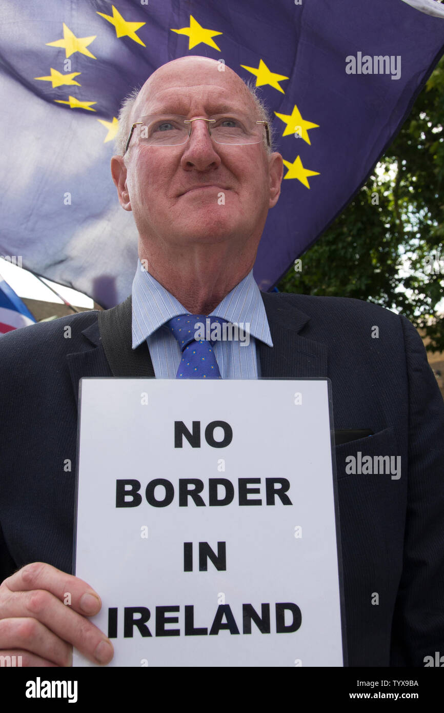 26 June 2019 - Opposite Parliament, London, UK - Jim Curran, Chairman ...