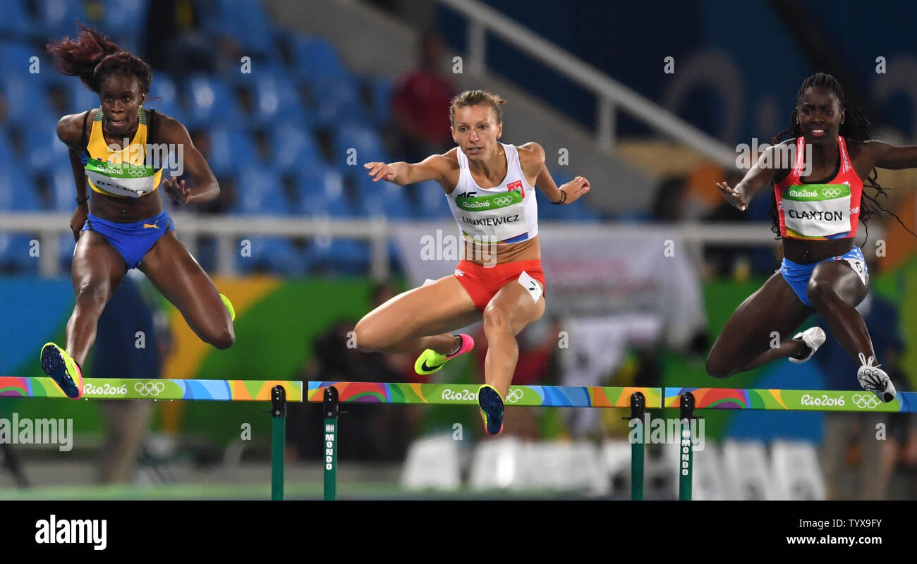 Chanice Chase (CAN), Joanna Linkiewicz (POL), and Grace Claxton (PUR ...