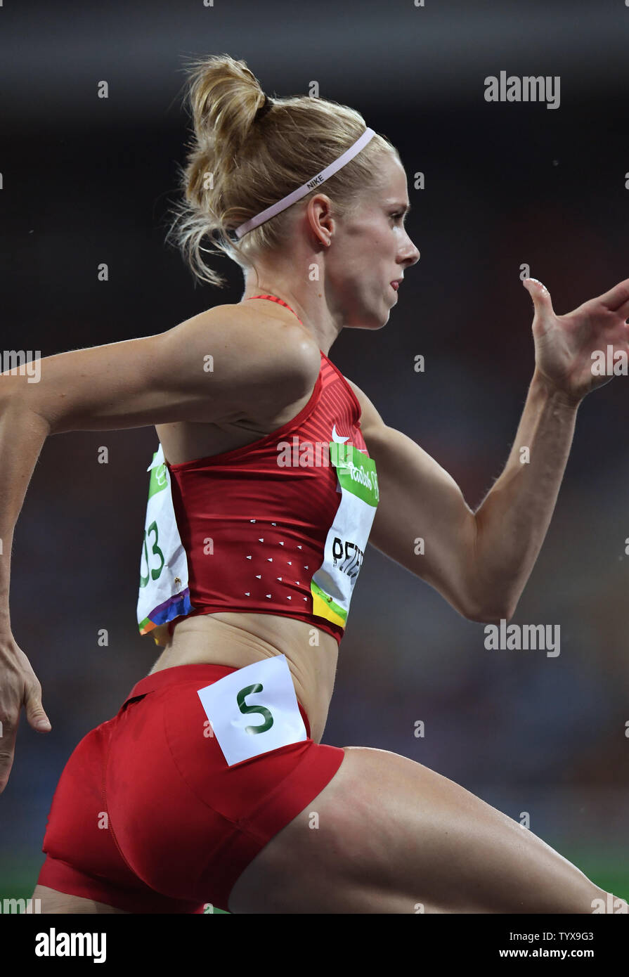 Sara Slott Petersen (DEN) qualifies for the final during a Women's 400m ...