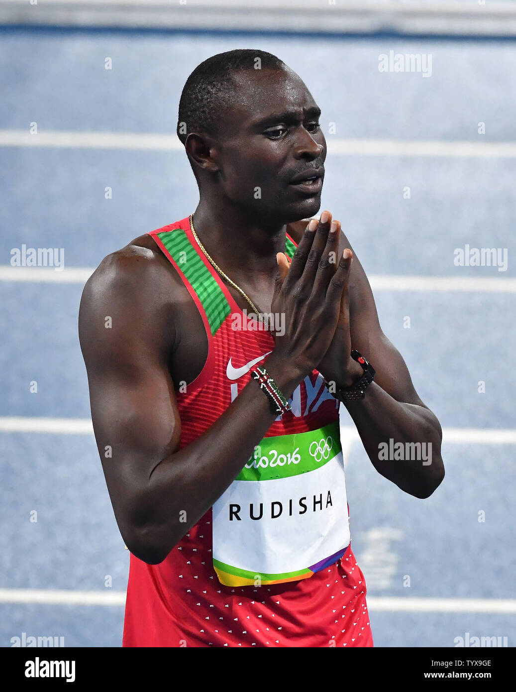 David Lekuta Rudisha of Kenya wins the Men's 800m in the Olympic ...