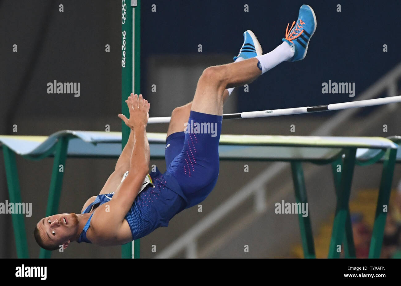 Zach Ziemek of the United States competes in the Men's High Jump at the ...